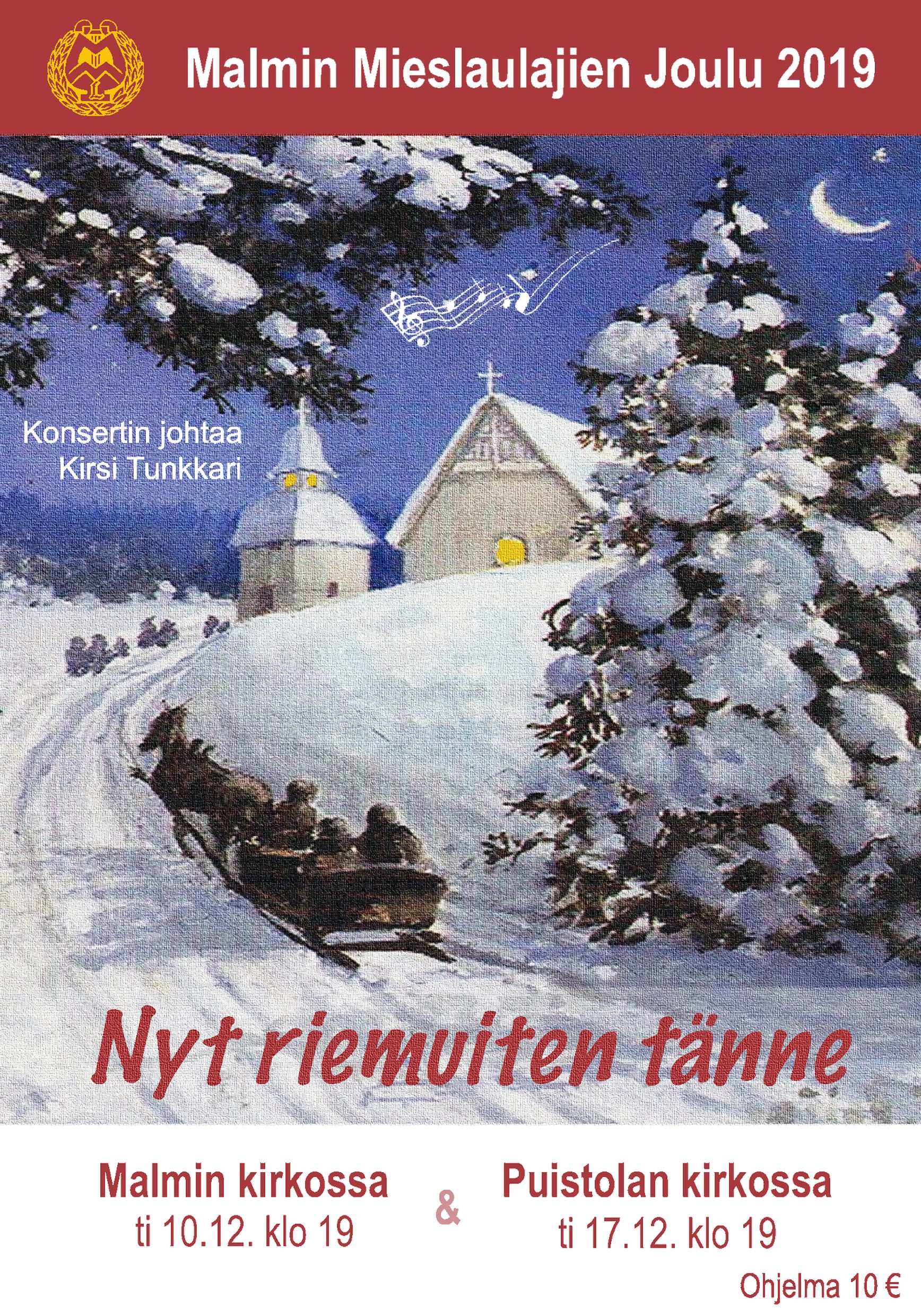 Joulukonsertit – Malmin Mieslaulajat